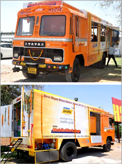 Mobile Service Van manufacturers for commercial vehicles in India
